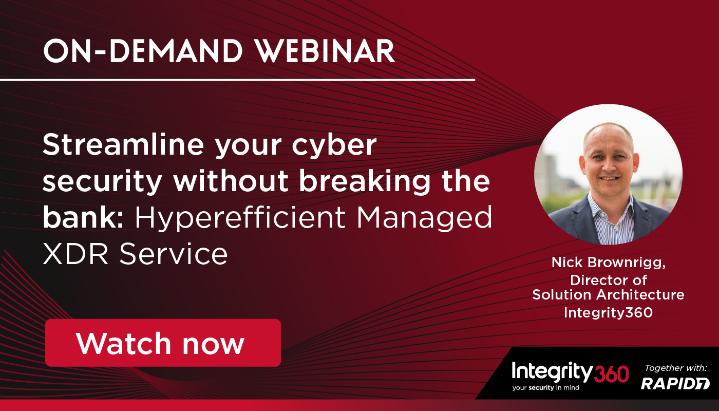 Managed XDR Service - Webinar | Cyber Security | Integrity360